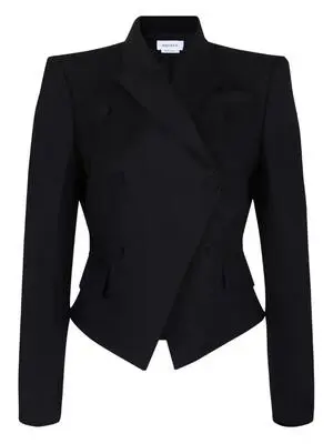 Alexander McQueen Double-breasted Wool Blazer