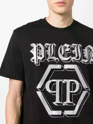 Philipp Plein Ss Chrome Round-neck T-shirt - Black