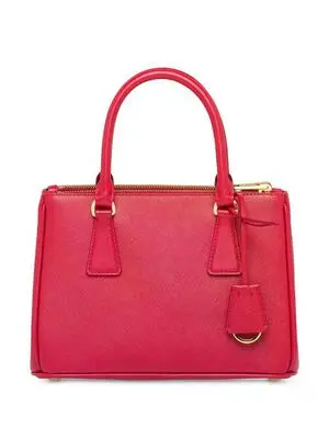 Prada Galleria Leather Tote Bag - Red