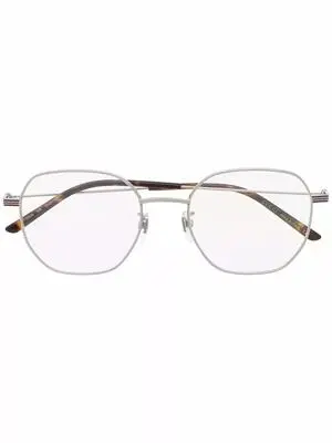 Gucci Gg1125o Round-frame Glasses - Silver