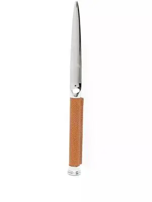 GRAF LANTZ Epsom Leather Letter Opener - Silver