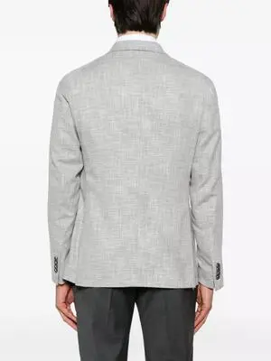 Tagliatore Mélange-effect Blazer - Grey