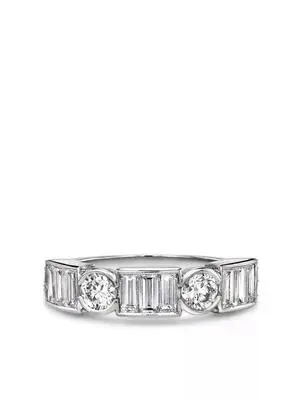 PRAGNELL Platinum Diamond Half Eternity Ring