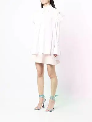 Maticevski Cotton Ruched Oversized Shirt