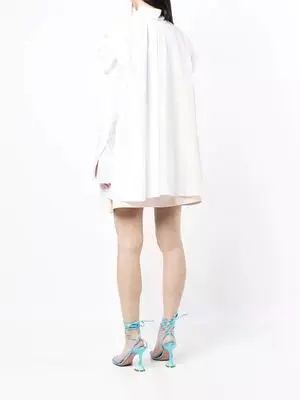 Maticevski Cotton Ruched Oversized Shirt