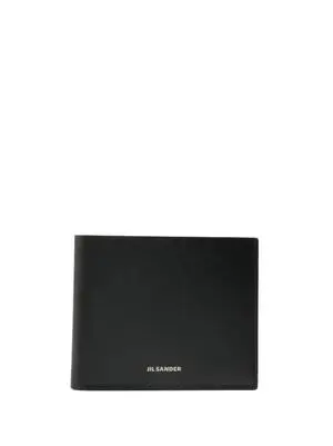 JIL SANDER Bi-fold Logo-debossed Wallet - Black