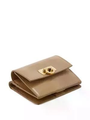 FERRAGAMO Gancini-buckle Leather Wallet