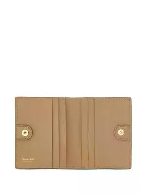 FERRAGAMO Gancini-buckle Leather Wallet