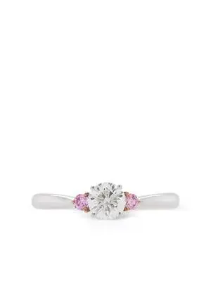 HYT JEWELRY 18kt White Gold Diamond Ring - Silver