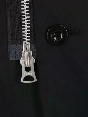 Sacai High-neck Zip-up Blazer