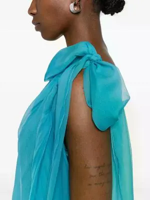 Alberta Ferretti Cape-detail Jumpsuit