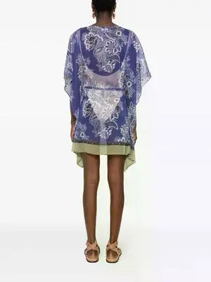 Etro Floral-print Kaftan Dress