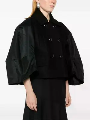 Sacai Paneled Double-breasted Jacket