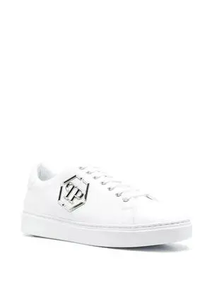 Philipp Plein Leather Low-top Sneakers