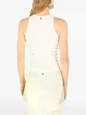 Roberto Cavalli Perforated-embellished Top
