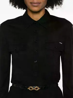 TOM FORD Fine-knit Shirt - Black