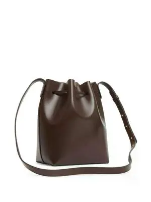MANSUR GAVRIEL Mini Bucket Bag - Brown