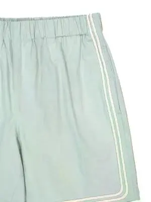 Commas Cotton Shorts - Blue
