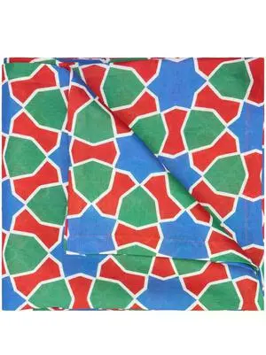 CABANA Tiles Linen Tablecloth