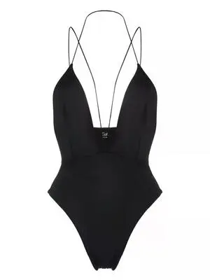 ST. AGNI X Ziah Jagger Deep-v Swimsuit - Black