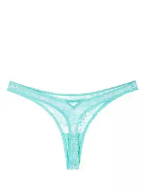 FLEUR DU MAL Le Stretch Lace Thong