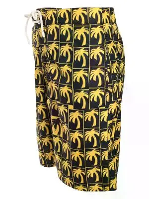 Palm Angels Dripping Palms Swim Shorts