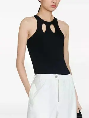 DION LEE Mobius Loop Cut-out Tank Top
