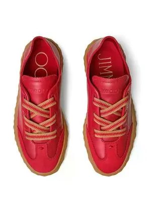 JIMMY CHOO Diamond Light Flex Sneakers - Red