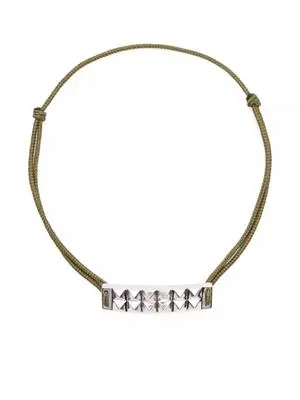 Le Gramme Buff-top Pyramid-guilloché Bracelet - Silver