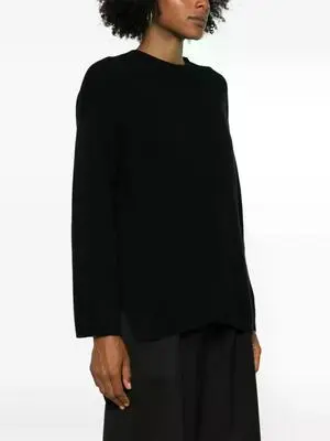 ALLUDE Crew-neck Cashmere Sweater