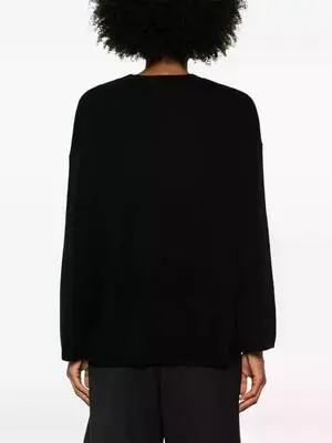 ALLUDE Crew-neck Cashmere Sweater