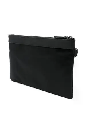 Michael Kors Logo Plaque Clutch