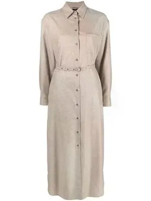 Aspesi Belted Button-down Dress
