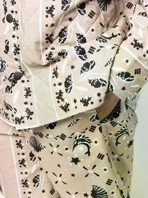MSGM Paisley Print Cotton Shorts - Neutrals