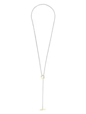 Tom Wood Robin Duo L Chain Necklace - Silver
