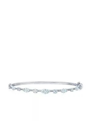 Kwiat 18kt White Gold Diamond Starry Night Bangle - Silver