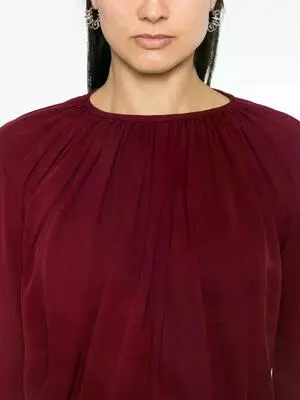 Giambattista Valli Pleat-detail Blouse