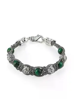 Emanuele Bicocchi Arabesque Shamballa Bracelet - Silver