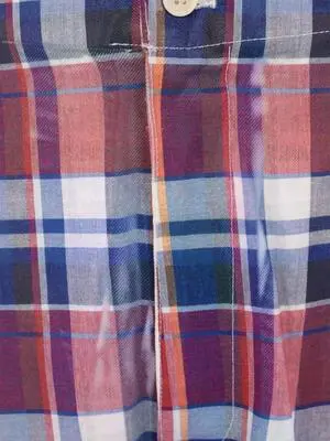 Comme Des Garçons Checked Twill Shorts
