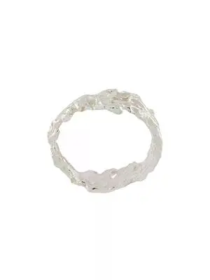LOVENESS LEE Cylindro Textured Ring - Silver
