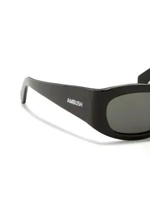 AMBUSH Bernie Rectangular-frame Sunglasses