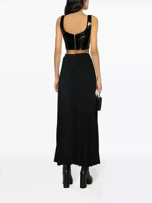 STYLAND High-waist Pleated Midi Skirt
