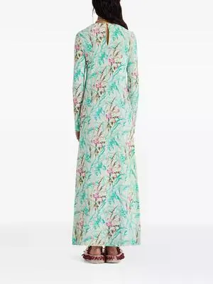 La DoubleJ Swing Midi Dress - Green
