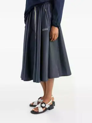 Prada Pleated Midi Skirt