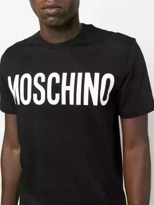 Moschino Organic-cotton Logo-print T-shirt