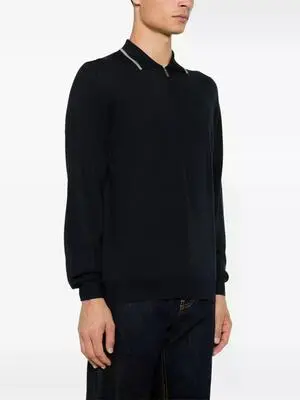Fedeli Fine-knit Polo Shirt