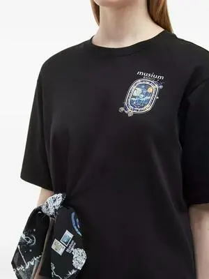 MUSIUM DIV. Logo-embroidered T-shirt