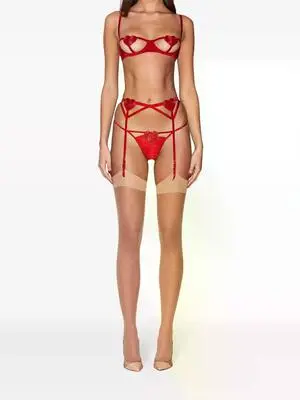 FLEUR DU MAL Queen Of Hearts Balconette Bra