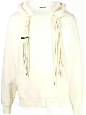 AMBUSH Multi-cord Long-sleeve Hoodie - Neutrals