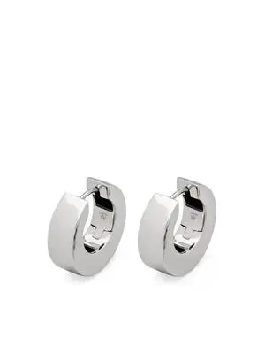 Tom Wood Rhodium-plated Earrings